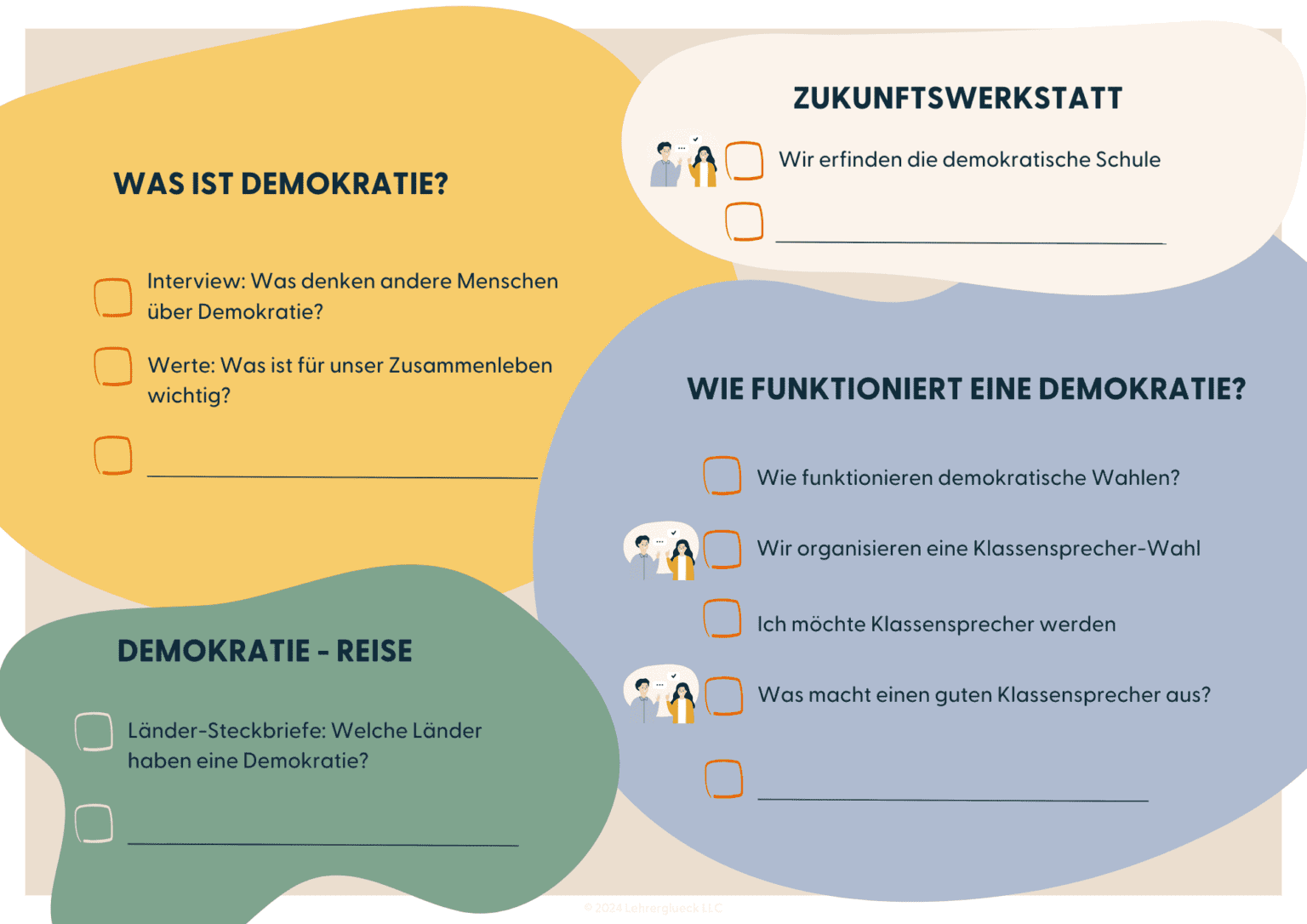 Unterrichtsmaterial zum Thema Demokratie für die Grundschule